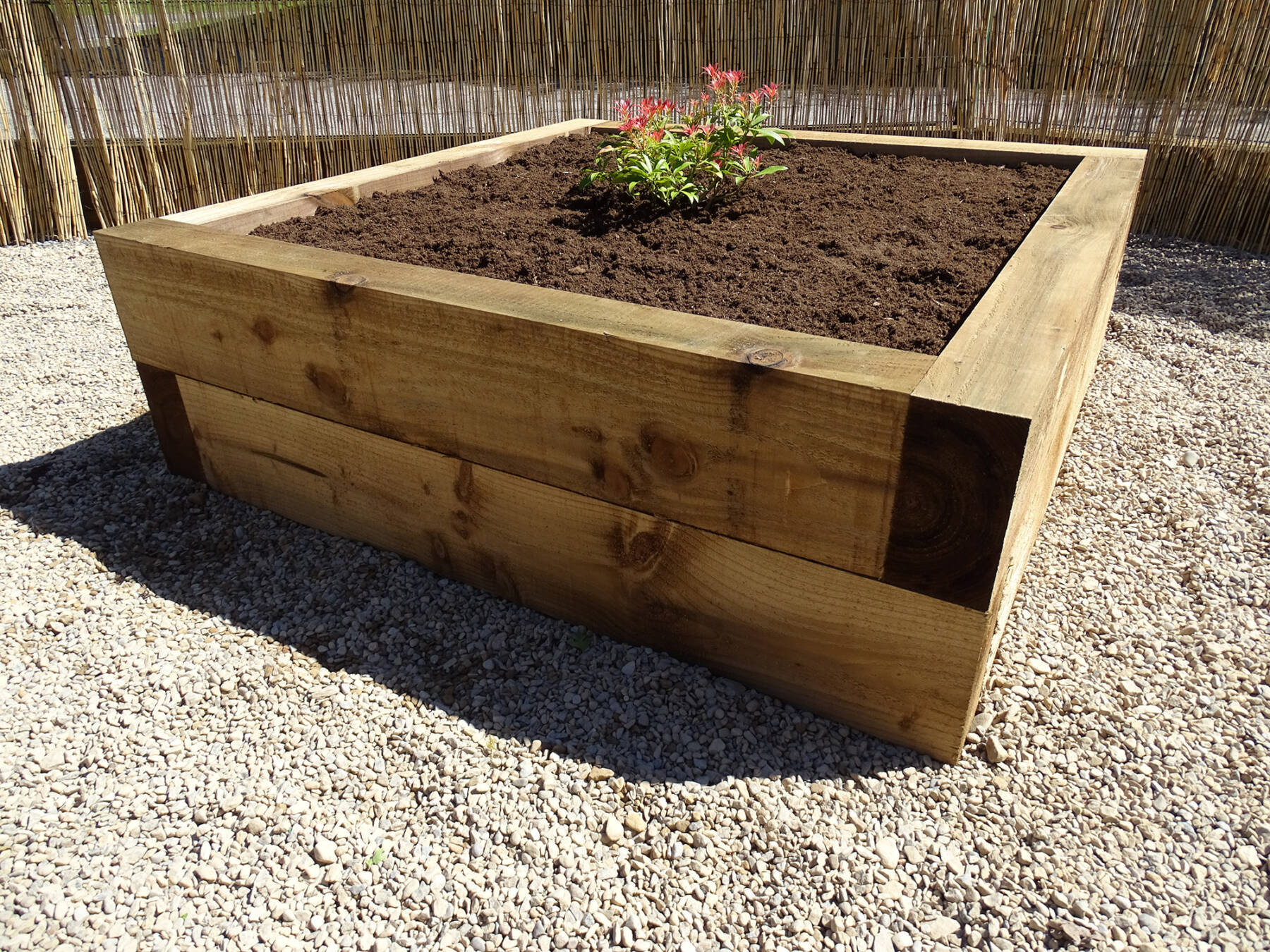 Brown Tanalised Raised Bed Kits (100mm Thick) - Yorkshire Sleeper Sawmill